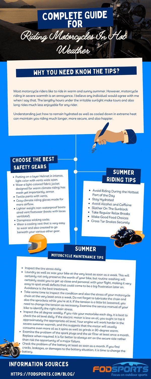 10 Important Tips For Riding Motorcycles In Hot Weather - Sick Cycles